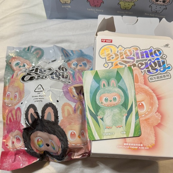 Labubu | Toys | Authentic Popmart Labubu Big Into Energy Serenity Green ...